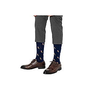 Parrot Bird Socks Mens Sock Animal | Parrot Socks for Him | Stocking Stuffer Birthday Gift for Guys (Red Parrot)
