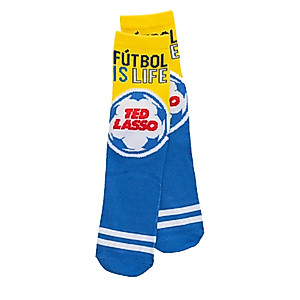 Hyp Ted Lasso Unisex 5-Pack Assorted Quarter Length Crew Socks