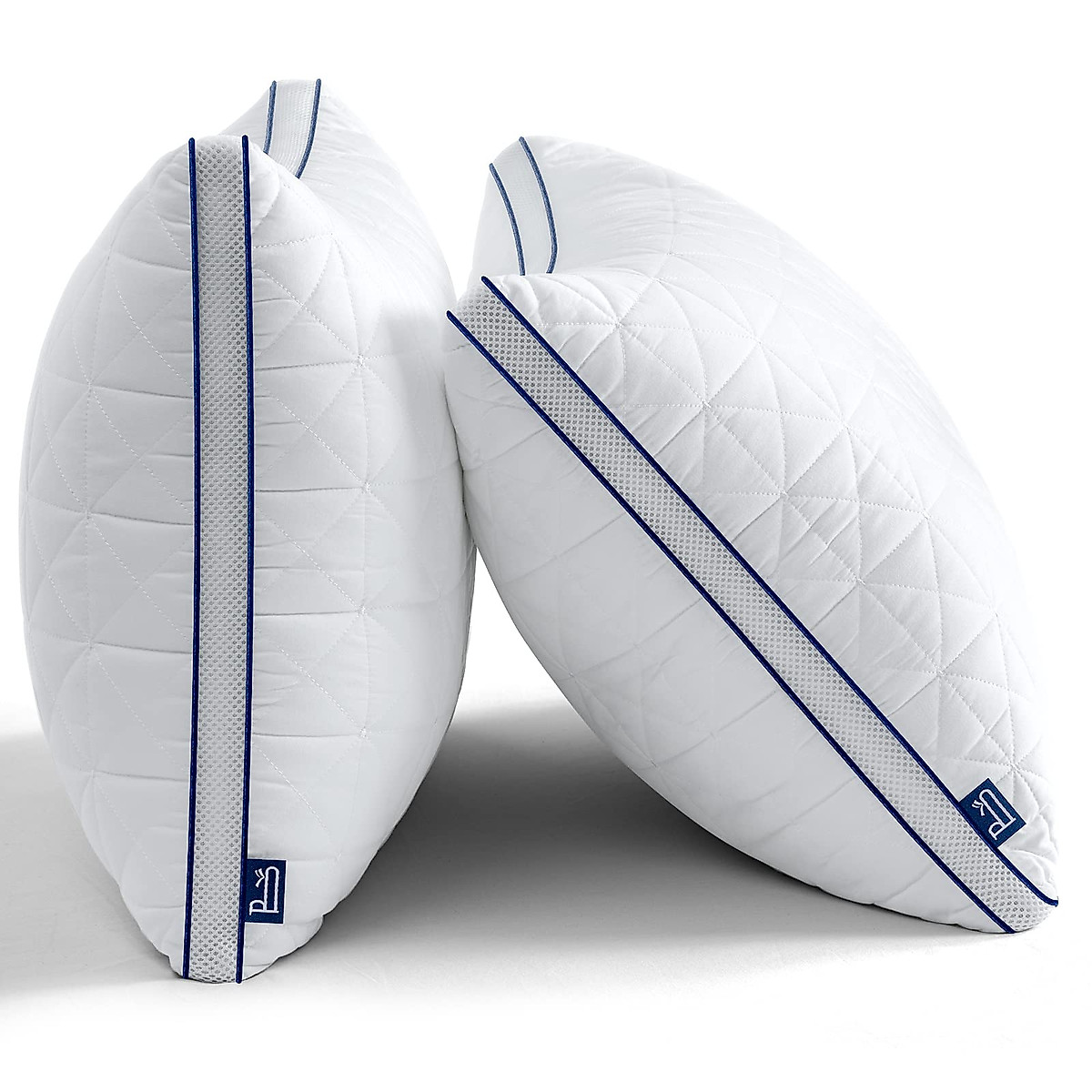 BedStory Pillows for Sleeping,Standard Pillows Set of 2,Cooling Pillows with Mesh Design,Premium Soft Down Alternative Fill Supportive for Back, Stomach or Side Sleepers