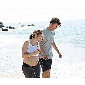 Wavhello BellyBuds Baby Bump Headphones - Prenatal Belly Speakers for Women During Pregnancy, Safely Play Music, Sounds, and Voices to Your Baby in The Womb - Green