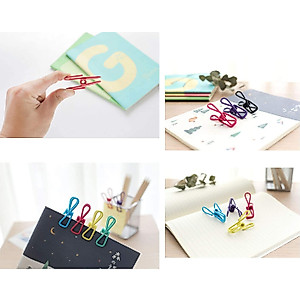 20 Pcs 2 Inch Black and White Chip Clips, PVC Coating High Elasticity Strength Steel Clothes Pins, Food Clips and Bag Clips