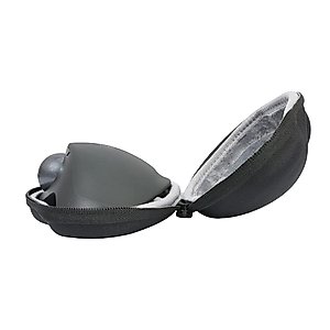 Vexko Mouse Travel Case Compatible with Logitech Ergo M575 Wireless Trackball Computer Mouse - Case Only (Black/Gray)