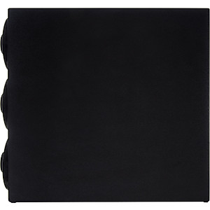 San Jamar Ez-Fit Cup Dispenser Cabinet, 3 Tiers with Black Trim Rings for Restaurants, Dining Halls, and Fast Food, Plastic, 22.375 x 7.75 x 23.75 Inches, Black