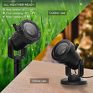 Christmas Light Projector, LANGTU 2022 Upgraded LED Christmas Halloween Lights Outdoor Indoor Snowflake Rotating Projector Lamp with 16 Themes for Garden Party New Year Xmas