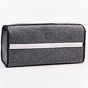 Large Anti Slip Compartment Boot Storage Organizer Tool Bag Car Storage Bag Car Trunk Organizer Soft Felt Storage Box