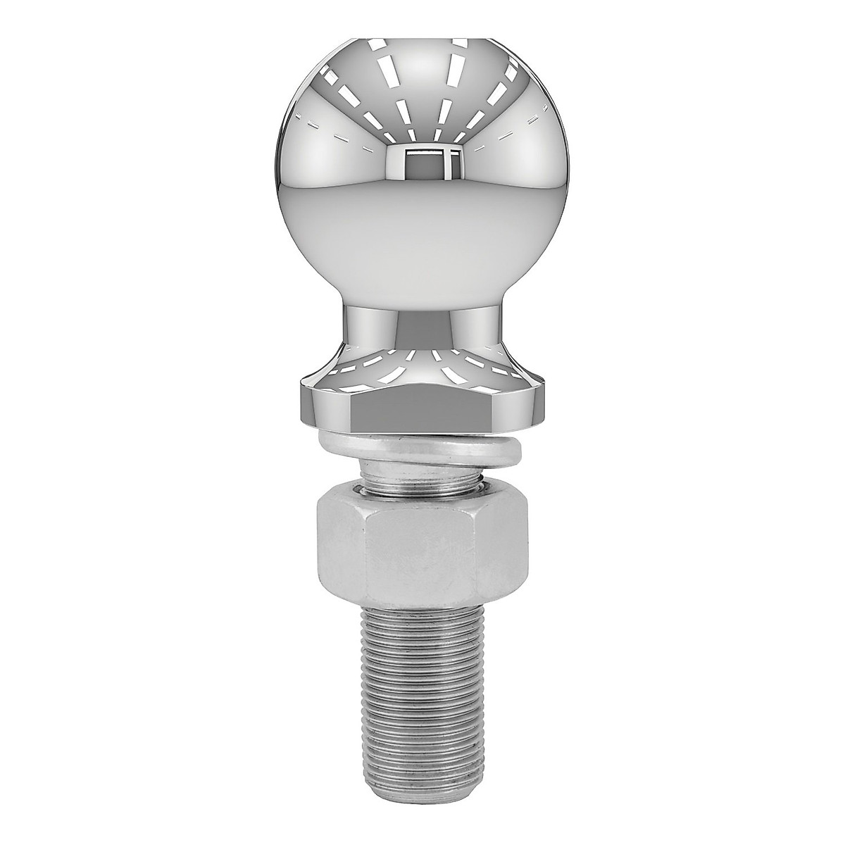 CURT 40075 Chrome Trailer Hitch Ball, 6,000 lbs, 2-5/16-Inch Diameter, 1 x 3-Inch Shank