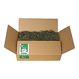 Grandpa's Best Premium Alfalfa Hay for Rabbits, Guinea Pigs, Chinchillas, Hamsters & Gerbils, 5lb Loose Boxed, Brown