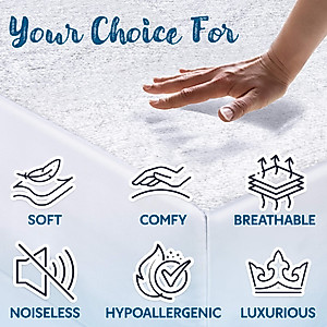 Guardmax Full XL Mattress Cover - Waterproof, Durable, Easy to Clean, Breathable, 10 Year Warranty
