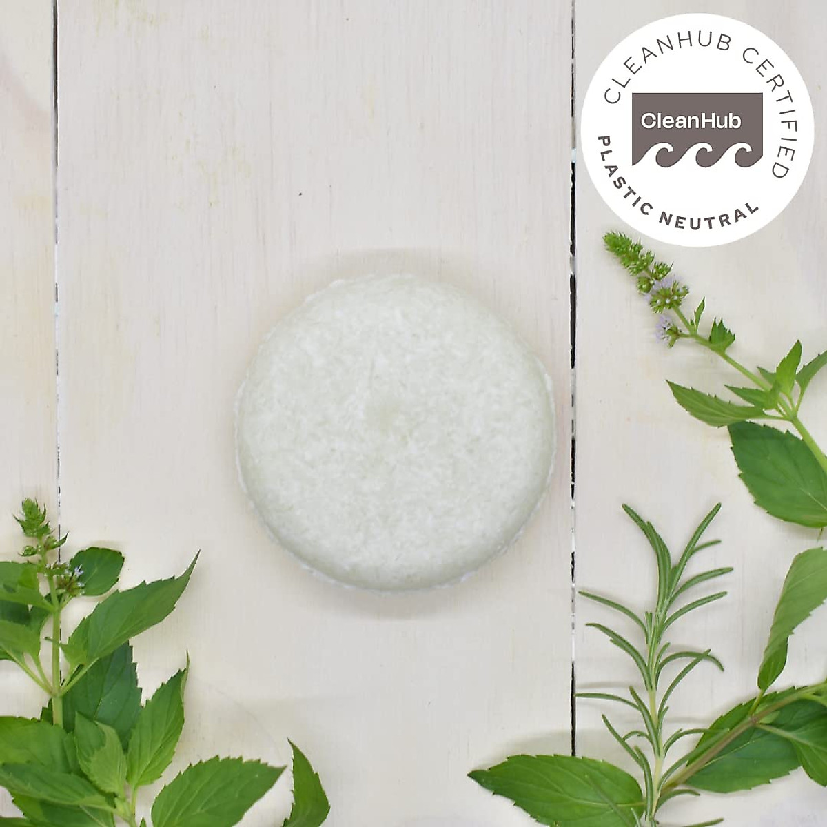 Natural Rosemary Mint Zero Waste Shampoo Bar by Tangie