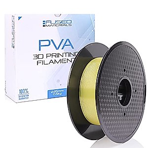 Fused Materials PVA 3D Printer Filament, 2.85mm, 0.5kg roll - Dissolvable Filament - Water Soluble Filament for 3D Printers and 3D Pens