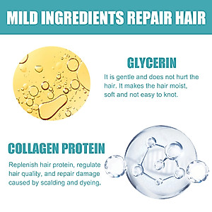 Biuhorey Protein and Silk Correcting Hair Straightening Cream, Gel for Curly Hair (1 PC)