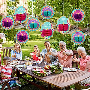 Diwali Hanging Honeycomb Decorations, Festival of Lights Indian Festival Deepavali Happy Diwali Honeycomb Hanging Decorations