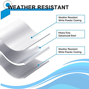 Air Jade Mini Split Bracket with Cross Bar, Heavy Duty Foldable Wall Mounting Bracket for Ductless Mini Split Air Conditioner Heat Pump Systems, 9000 to 18000 BTU, 280 lbs