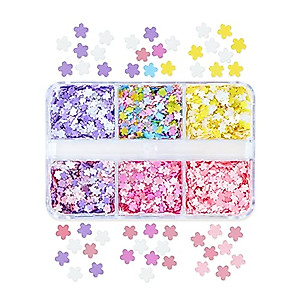 Flowers Glitter Resin Fillings Flakes Sequins Epoxy Resin Mold Fillers for DIY Jewelry Making Nail Art Decors