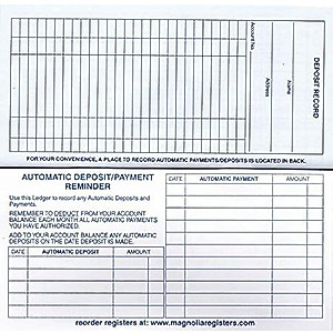 18 Pack Check Registers for Personal Checkbook, 23-24-25 Calendars, Transaction Register and Ledgers