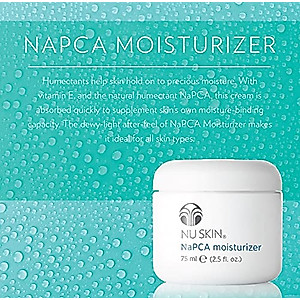 Nu Skin NaPCA Whole Body Moisturizer - Natural Cream, Vitamin E & Hyaluronic Acid, 2.55 Fl Oz
