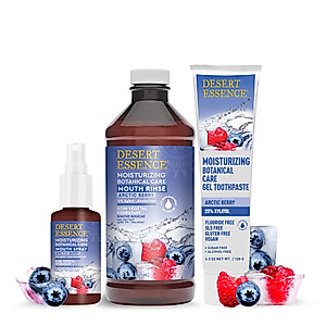 Desert Essence Moisturizing Botanical Care Mouth Rinse - Arctic Berry