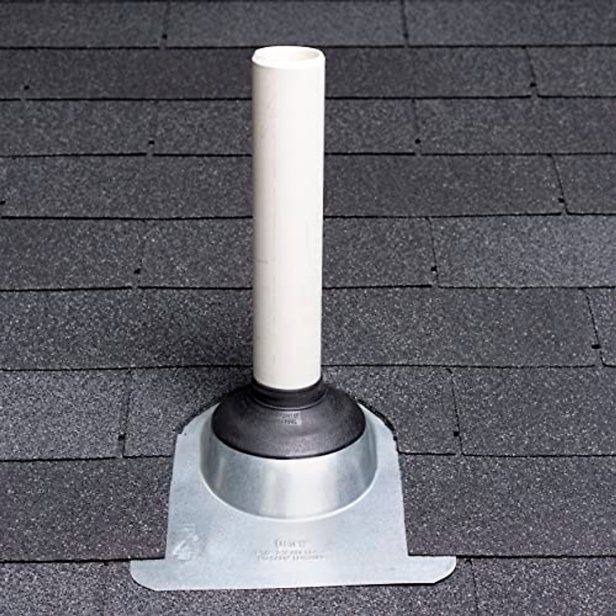 Oatey 11871 No-Caulk Galvanized Steel Roof Flashing, 1.5" - 3" pipe diameter
