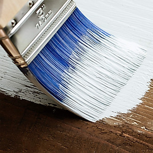 Bates Paint Brushes - 4 Pack, Treated Wood Handle, Paint Brush, Paint Brushes Set, Professional Brush Set, Trim Paint Brush, Paintbrush, Small Paint Brush, Stain Brush