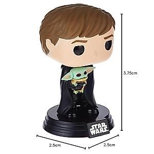 Funko Pop! Star Wars: The Mandalorian - Luke Skywalker with Grogu