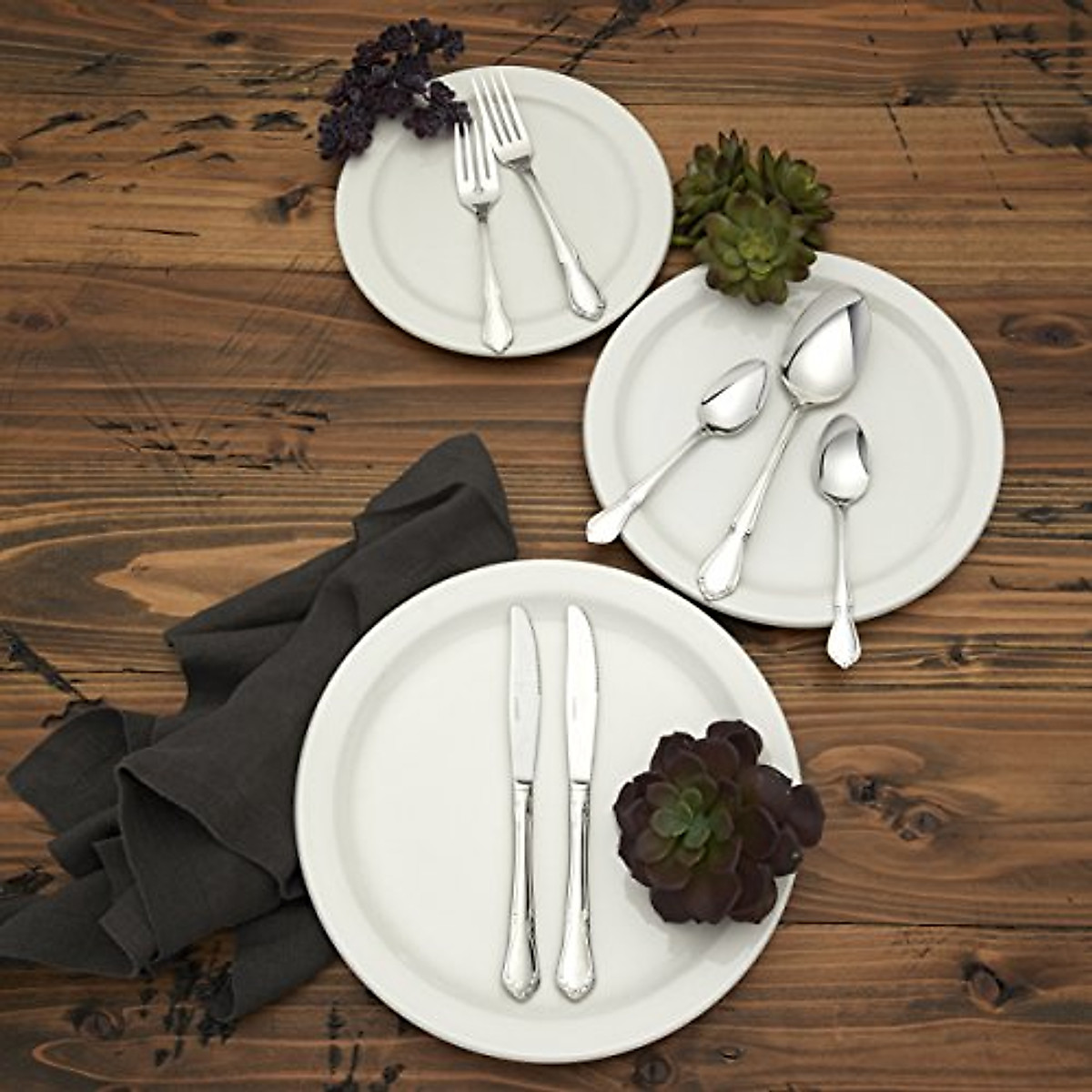 Oneida Foodservice Chateau Tablespoons, 18/10 Stainless Steel, Set of 12