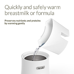 Kiinde Kozii Pro Baby Bottle Warmer and Breast Milk Warmer with SafeHeat Technology and Auto Shutoff for Warming Breast Milk, Infant Formula and Baby Food, Preserves Nutrients
