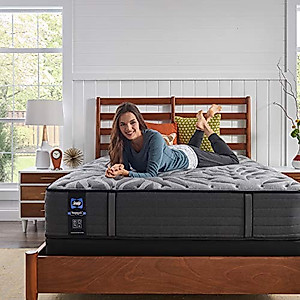 Sealy Posturepedic Plus Mattress with Surface-Guard, Tight Top 12-Inch Ultra Firm, Queen, Grey, 52730351