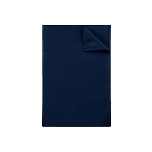 Sfoothome Bed Flat Sheets - Ultra Soft and Wrinkle, Fade, Stain Resistant Top Sheet 2 Pieces, Twin Size, Navy Blue