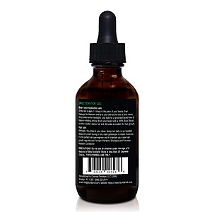 Fountain Manbrew - Beard Growth Oil For Men - Bald Spot Treatment - Mustache Grooming - Leave-In Conditioner - Beardruff - Jamaican Black Castor Oil - 5 Fl Oz