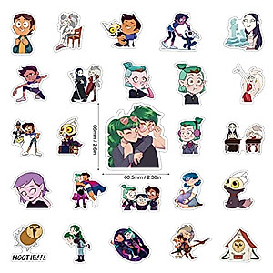 UBOFUGS 200 Pieces Stickers Pack for The owl House/Teens,Cute Aesthetic Stickers for Water Bottles,Vinyl Waterproof Stickers for Laptop,Bumper,Skateboard,Cartoon Sticker Gifts…