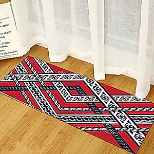 OPLJ Kitchen Carpet Entrance Doormat Home Kids Living Room Anti-Slip Bath Mat Hallway Bedroom Children's Rug Doormat A9 60x180cm