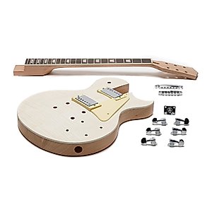 Solo LPK-10 DIY Guitar Kit With Flame Maple Top