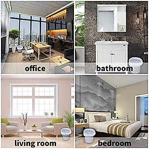 VASULER 4 Gallon Trash Bags,Garbage Bags Tall Strong Super-Thickened Drawstring Solid Trash Bags,Garbage Bags for Kitchen,Bathroom, Bedroom, Home, Office, Trash Cans (4 Gallon 40 Count ULTRA STRONG)