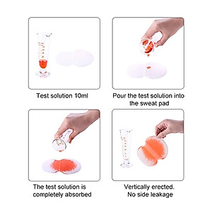 Large Underarm Sweat Pads for Women and Men Fight Hyperhidrosis [100 PCS], CANAGROW Comfortable Unflavored, Non Visible, Extra Adhesive, Disposable, Sweat Free Armpit Protection