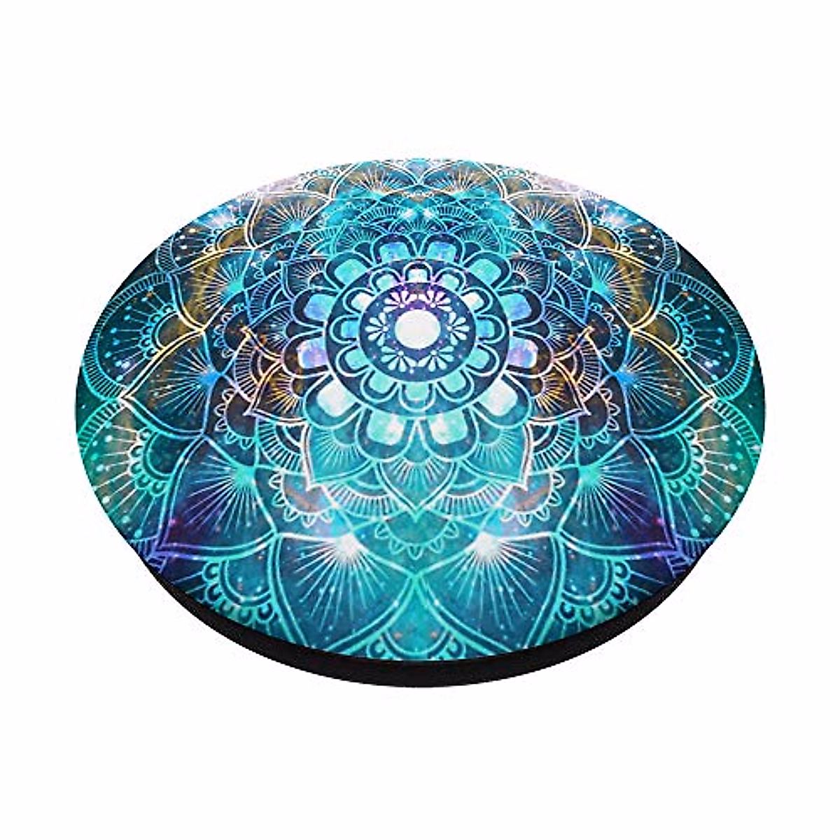 Watercolor Mandala In Galaxy Illustration Design PopSockets Swappable PopGrip