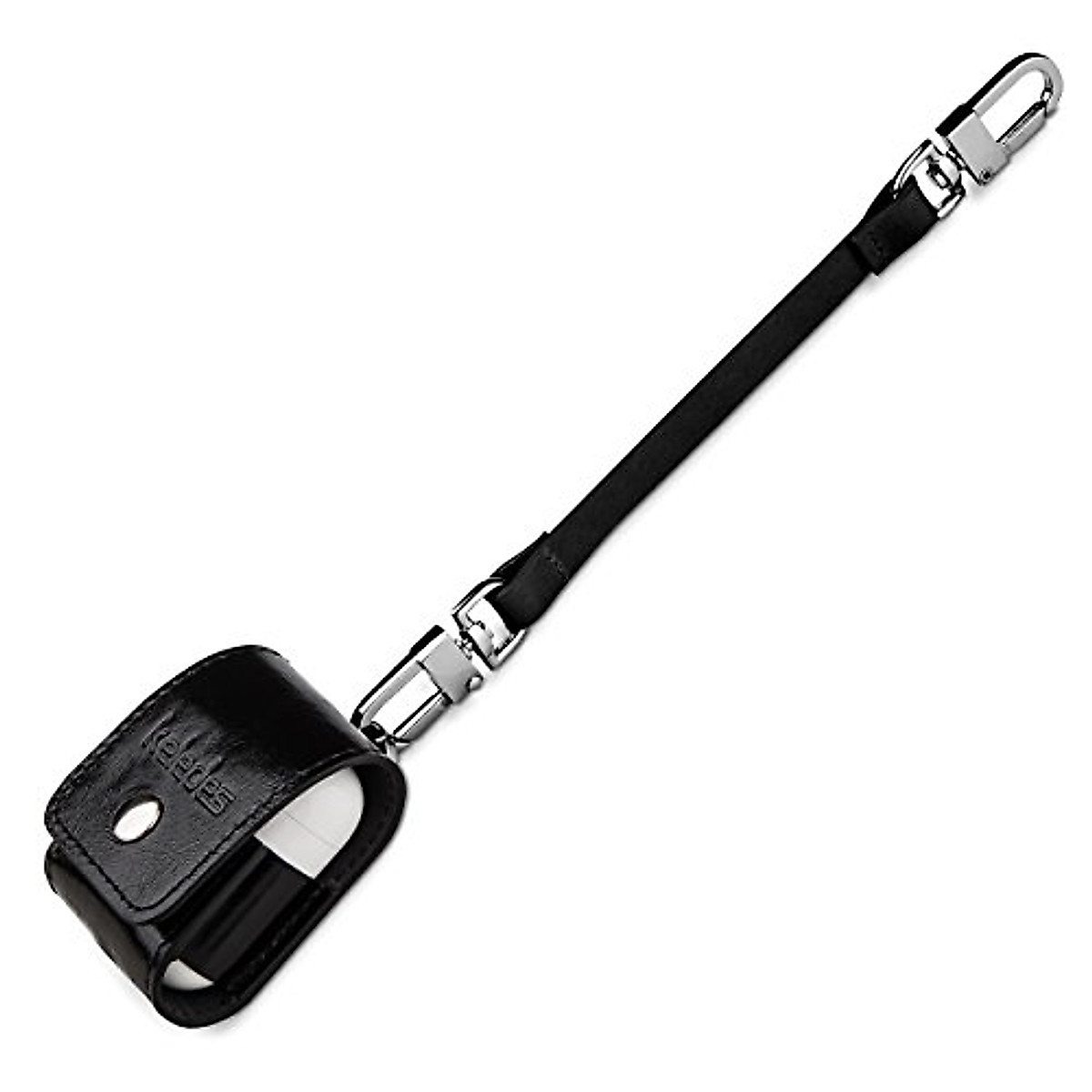 keledes Airpods 1st Generation Case, Airpods Case Cover, Airpods 1 Gen Case,Genuine Leather Protective Case with Keychain Leather Strap for Apple Airpods 1 Case,Vintage Black