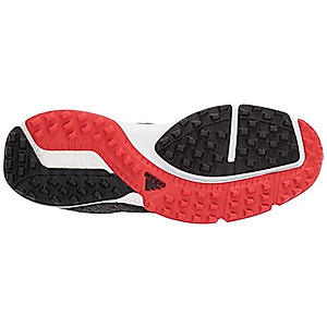 adidas Men's Adipower 4ORGED S Golf Shoe, core Black/red/FTWR White, 9 M US