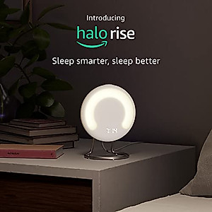 Introducing Amazon Halo Rise - Bedside Sleep Tracker with Wake-up Light and Smart Alarm