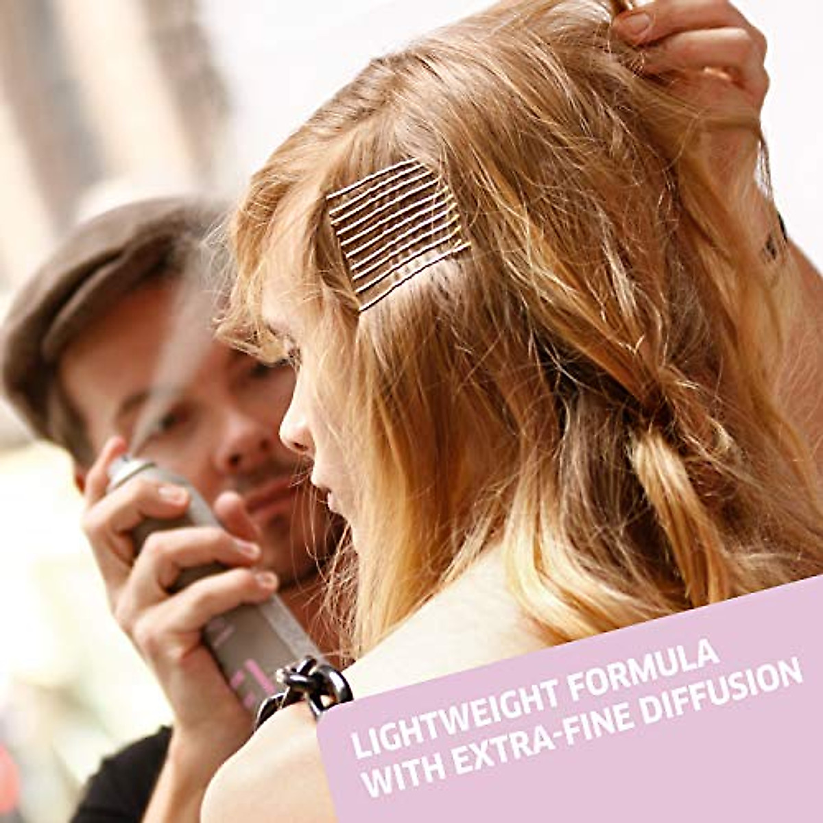 EIMI Stay Firm Workable Finishing Hairspray, Lightweight Hold with Heat And UV Protection, 9 oz.