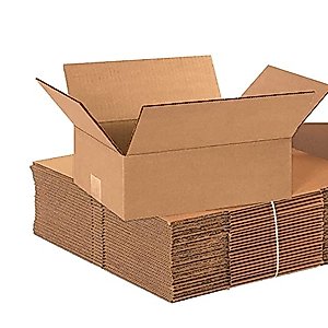 AVIDITI Shipping Boxes Flat 12"L x 9"W x 4"H, 25-Pack | Corrugated Cardboard Box for Packing, Moving and Storage