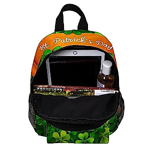 suojapuku Small Backpack,Mini Backpack Lightweight Backpack,st. patrick's day leaves Printing Small Daypack Travel Rucksack