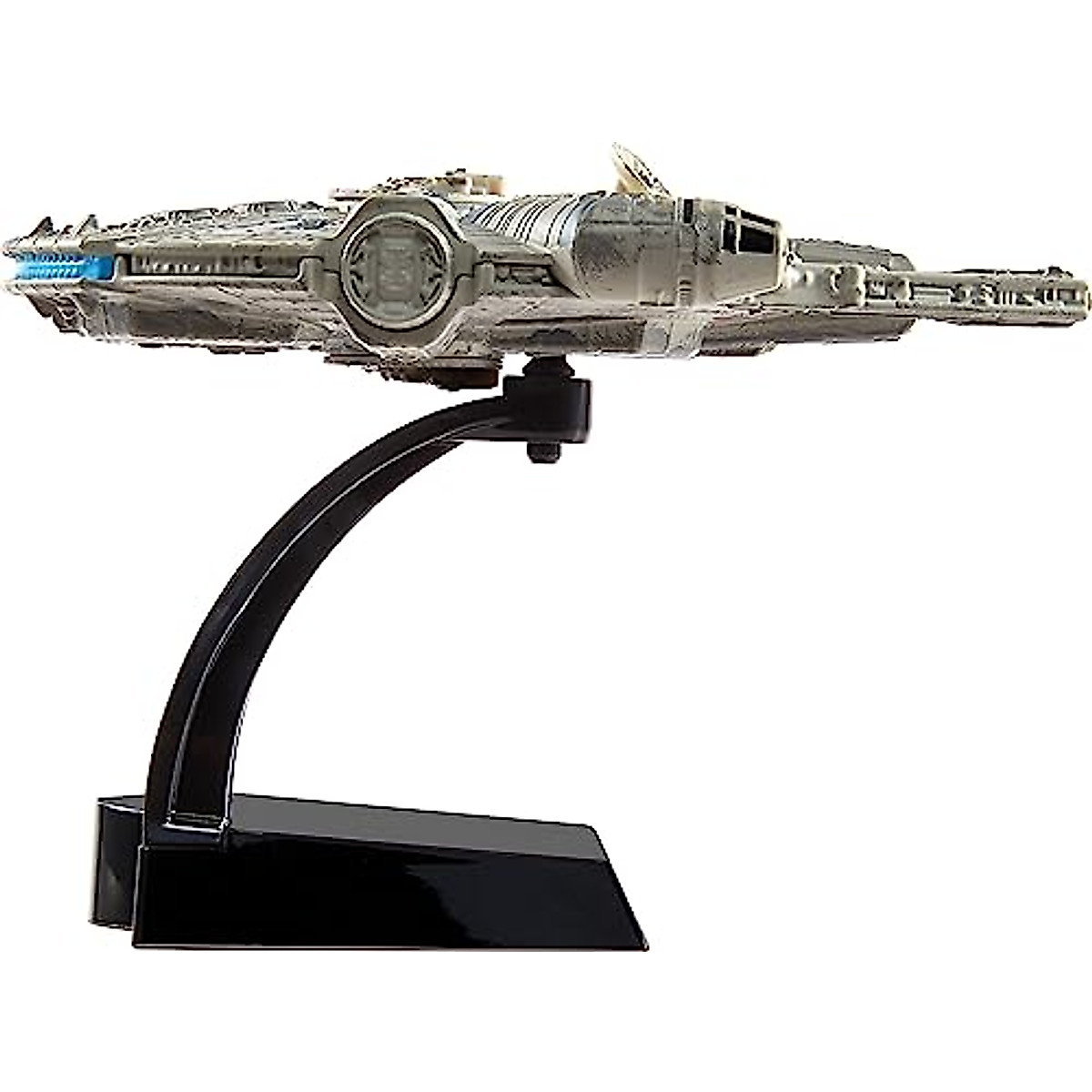 Hot Wheels Star Wars Starships Select Millennium Falcon Vehicle, Premium Collectible Replica with Movable Part & Display Stand