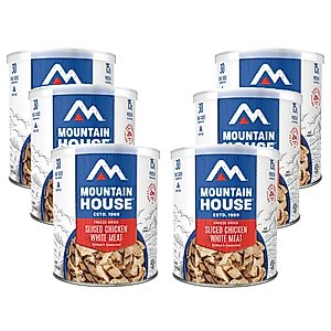 Mountain House Grilled Sliced Chicken Limited Release #10 Can | Freeze-Dried Survival & Emergency Food | Gluten Free Hunting, Survival, Camping, Backpacking Food 6 Cans Per Case with 30 Year Taste Guarantee