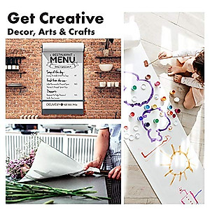 Durable Art Easel Paper Roll for Crafts, Drawing & Painting | Ideal for Kids Projects | 17.75 inches x 100 feet | by Paper Pros