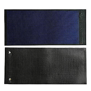 Thin Film Solar Panel Small Flexible Solar Panel Power Cells Emergency Solar Battery Charger 1W/1.5V/670MA flexible small Solar Chargers for Electronic Devices (black)