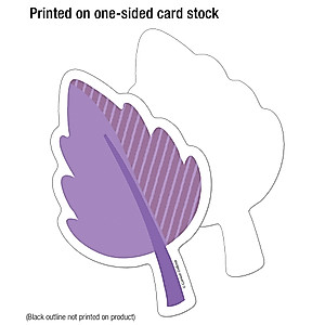 Carson Dellosa Colorful Leaves Cutouts, 36 Fall Cutouts for Bulletin Board and Classroom Décor, Multi-Color Leaf Classroom Cut-Outs, Seasonal Cutouts for Classroom Fall Bulletin Board Decorations