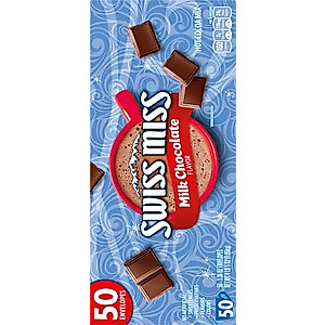Swiss Miss Milk Chocolate Flavor Hot Cocoa Mix, 1.38 oz. 50-Count