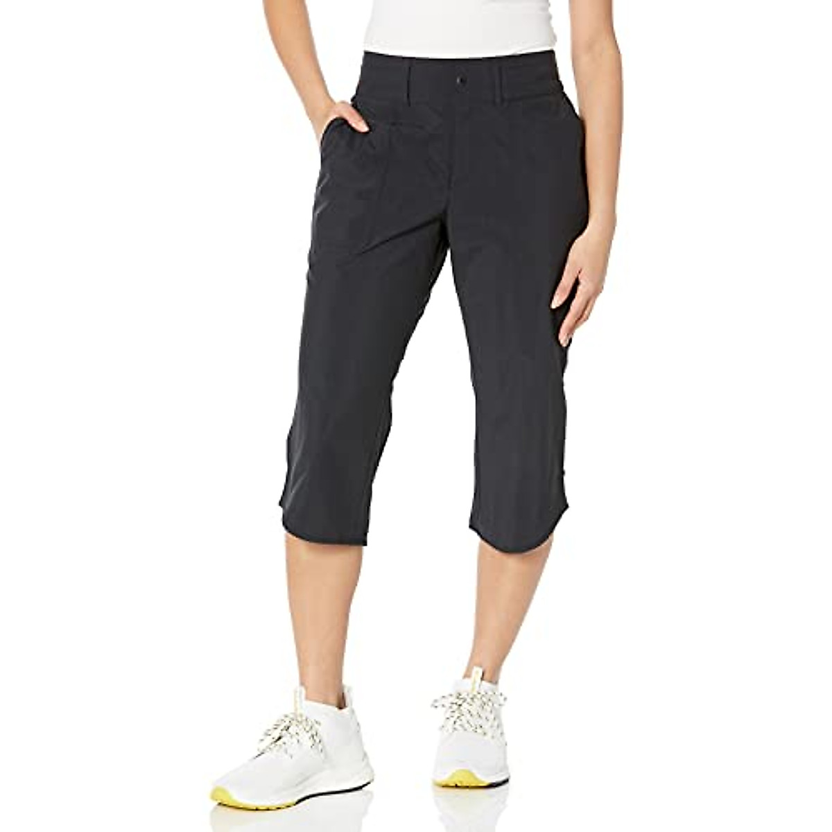 Columbia Women's Summerdry Knee Pant, Black, Medium