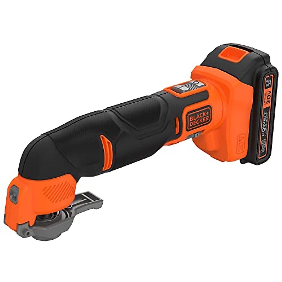 BLACK+DECKER 20V MAX Multi Tool, Oscillating Tool Kit, 6-Speed, Quick Blade Change For Multi-Tool Needs, Cordless (BDCOS20D1K)