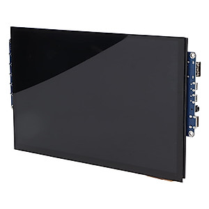 EBTOOLS HDMI Monitor, 10.1 Inch IPS Touch Screen, 1280x800, 178 Degrees Visible, HD VGA Audio Output, Glass Material, Touch Monitor for RasPi for Ubuntu Computer